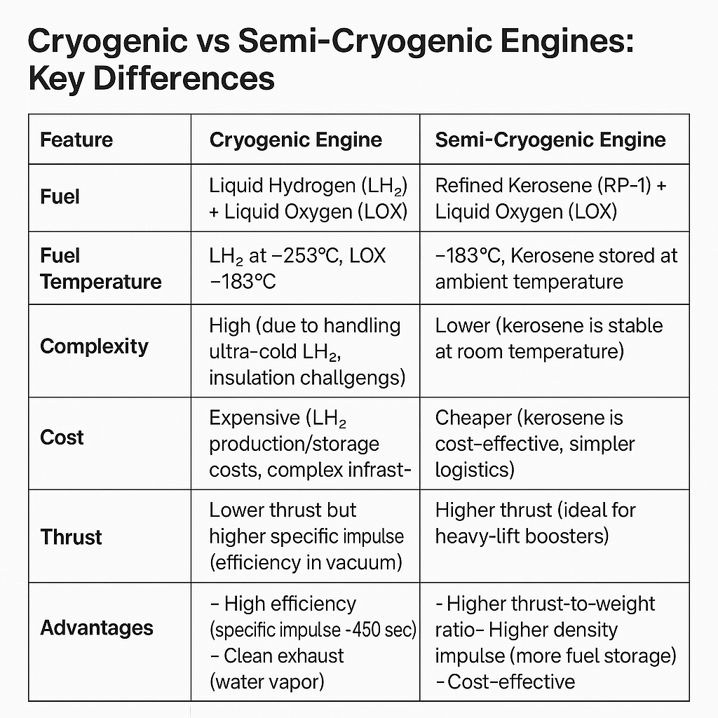 ISRO to Launch LVM3 with Semi-Cryogenic Stage